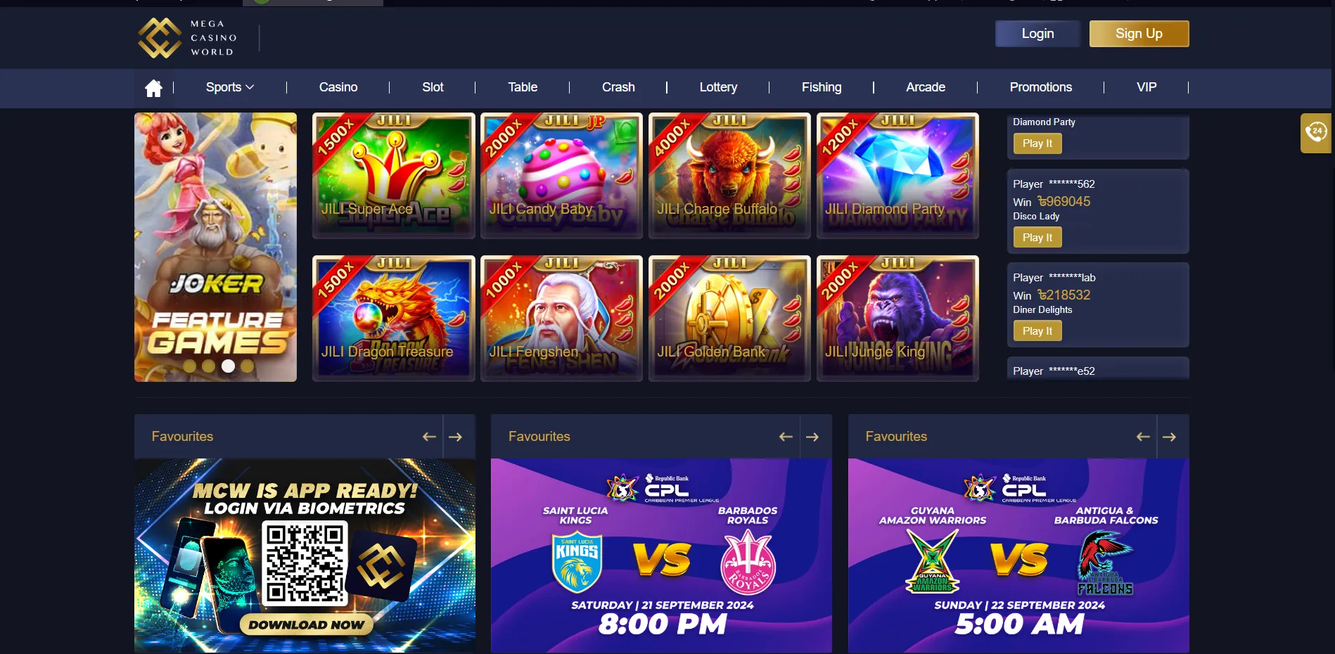 MCW 🎰 Mega Casino World slots in Bangladesh